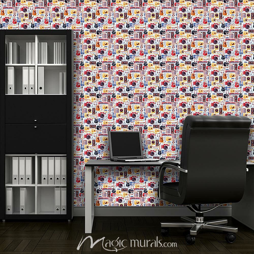 Making Music Wallpaper Wall Mural by Magic Murals