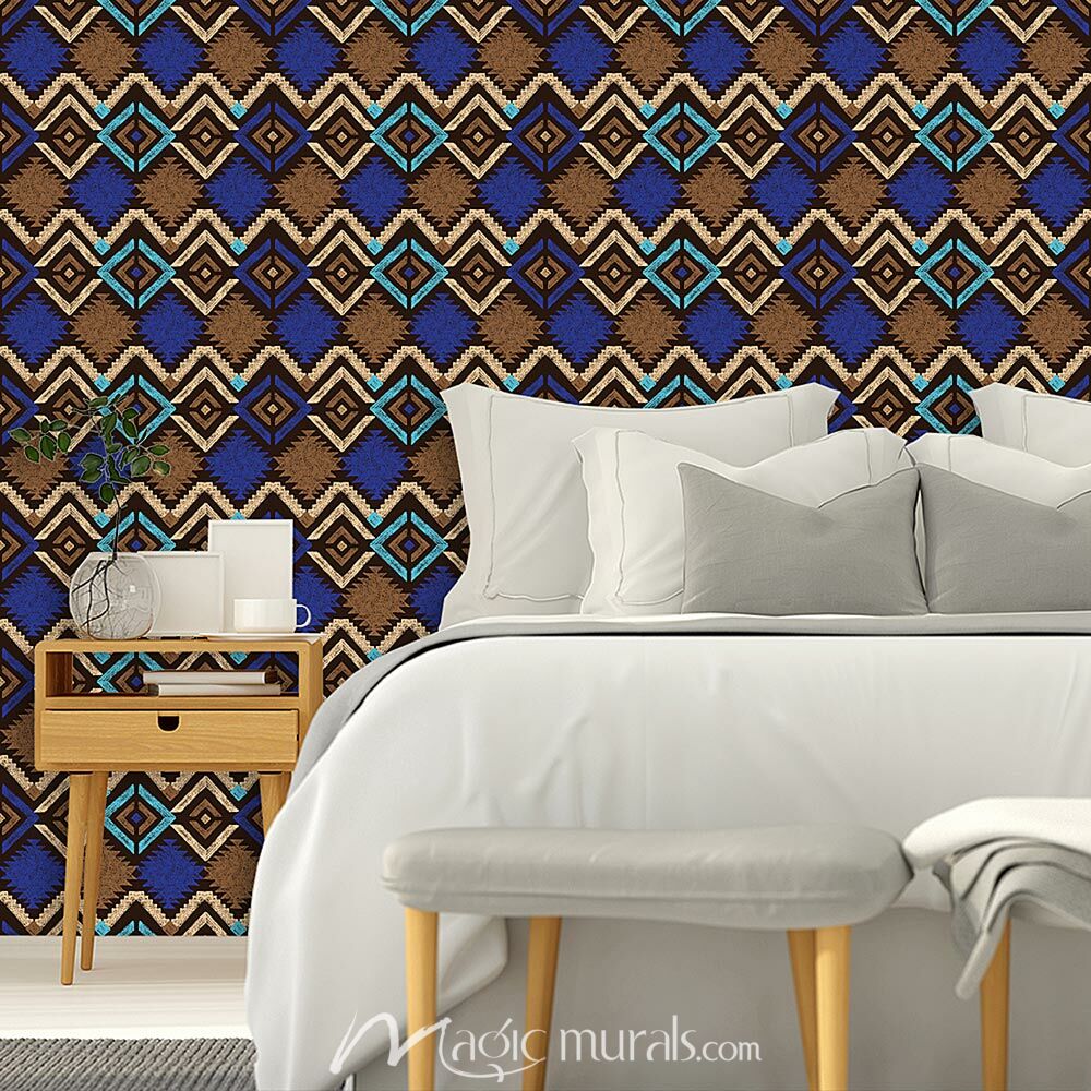 Tribal Texture Wallpaper Wall Mural by Magic Murals