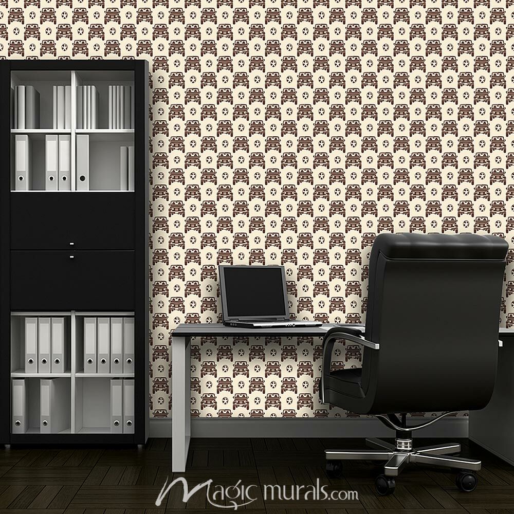 Off Road Pattern Wallpaper Wall Mural by Magic Murals