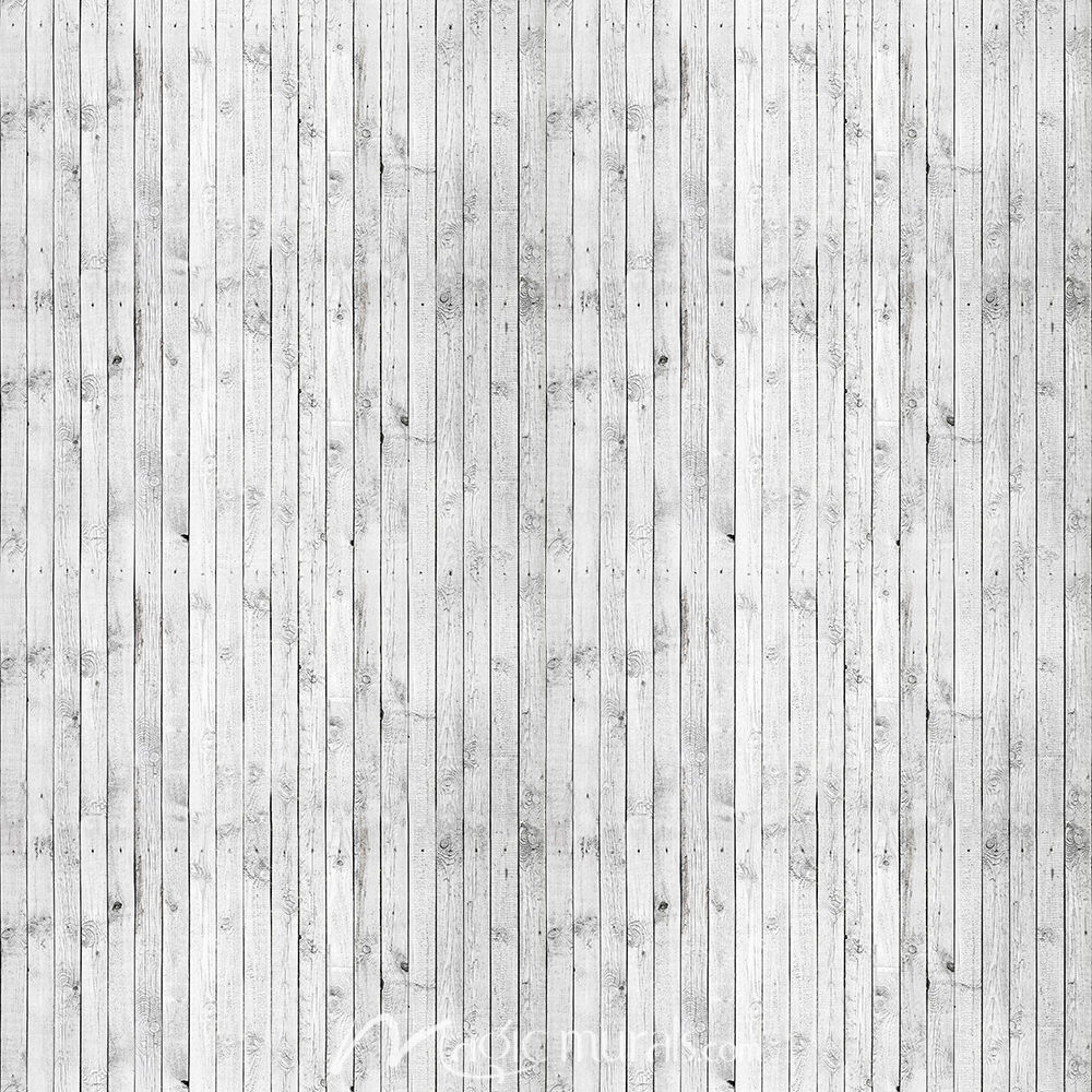 Rustic Gray Wood Wallpaper Wall Mural by Magic Murals