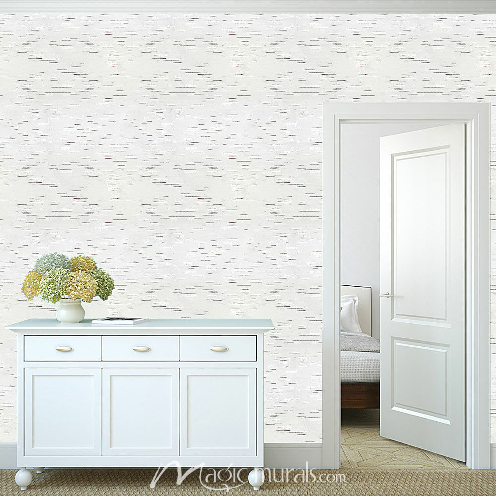Birch Bark Pattern Wallpaper Wall Mural by Magic Murals