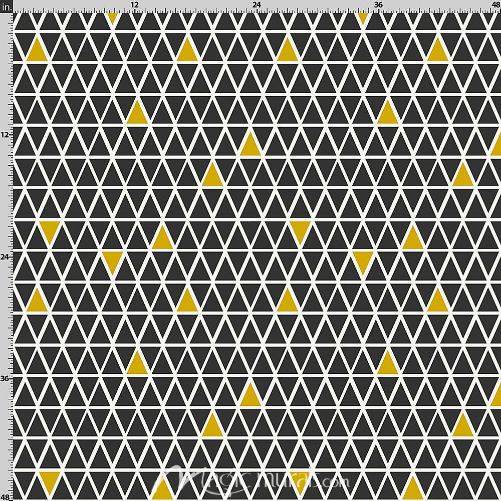 Rows of Triangles Wallpaper Wall Mural by Magic Murals