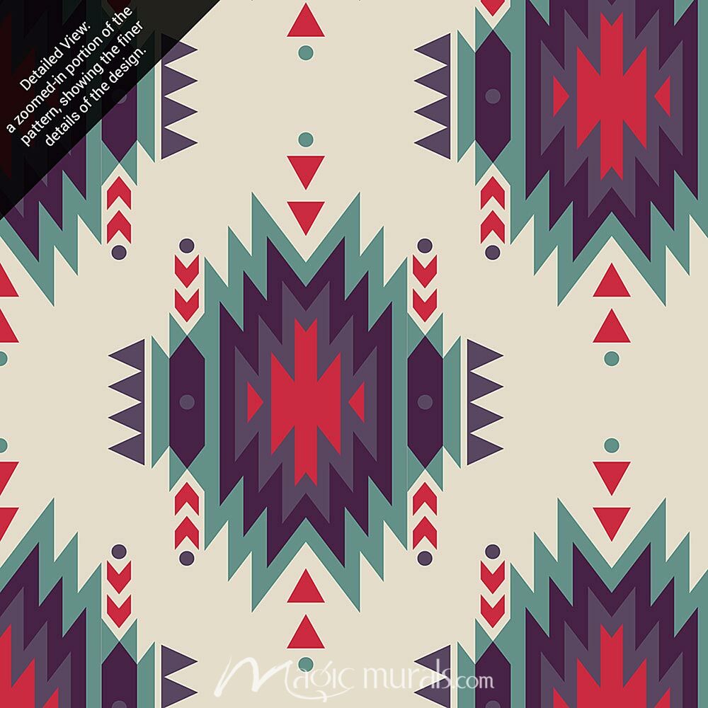 Native American Motif Wallpaper Mural by Magic Murals
