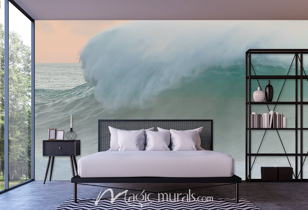 Powerful Wave Wallpaper Wall Mural by Magic Murals