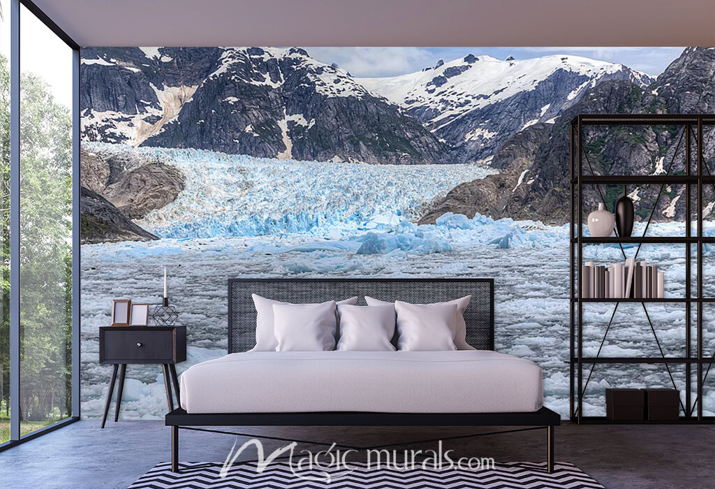 Glacier Mouth Wallpaper Wall Mural by Magic Murals