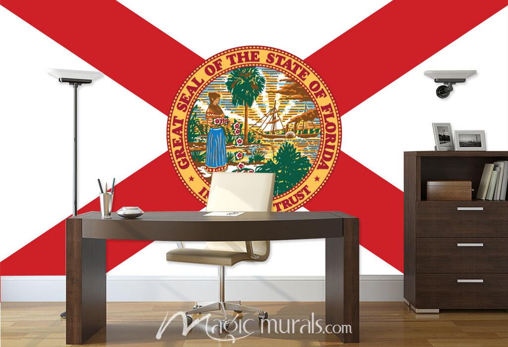 Florida State Flag Wallpaper Wall Mural by Magic Murals