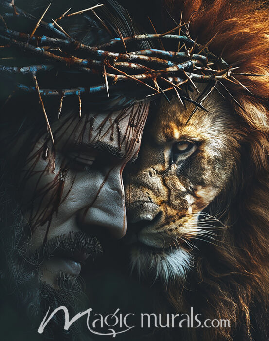 Strength of Jesus 4373 Wallpaper Mural by Magic Murals