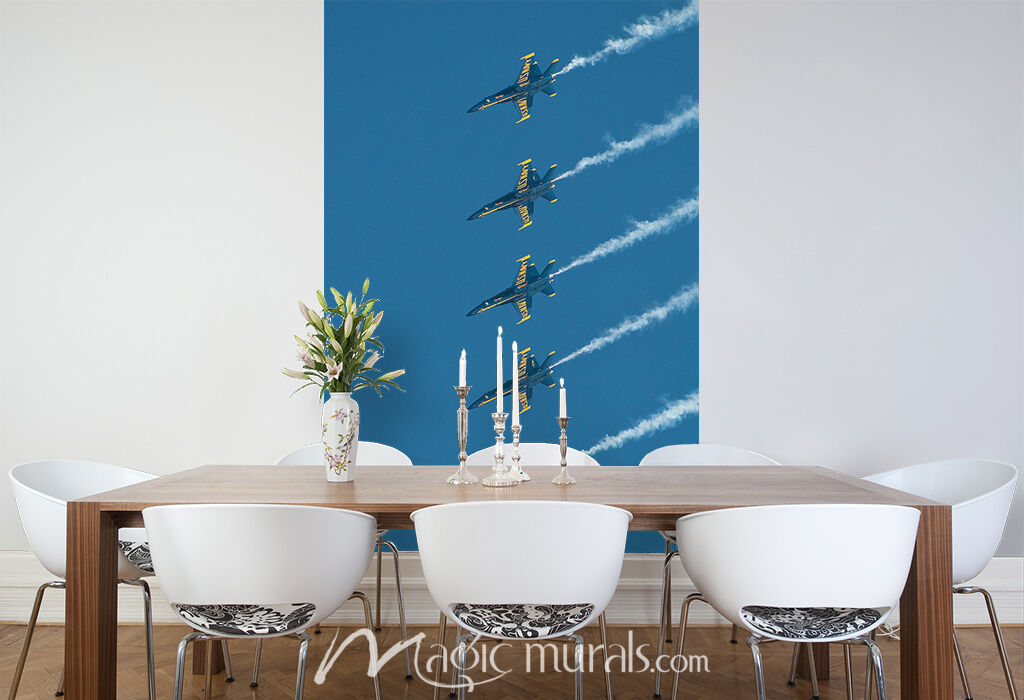 Blue Angels Wallpaper Wall Mural by Magic Murals