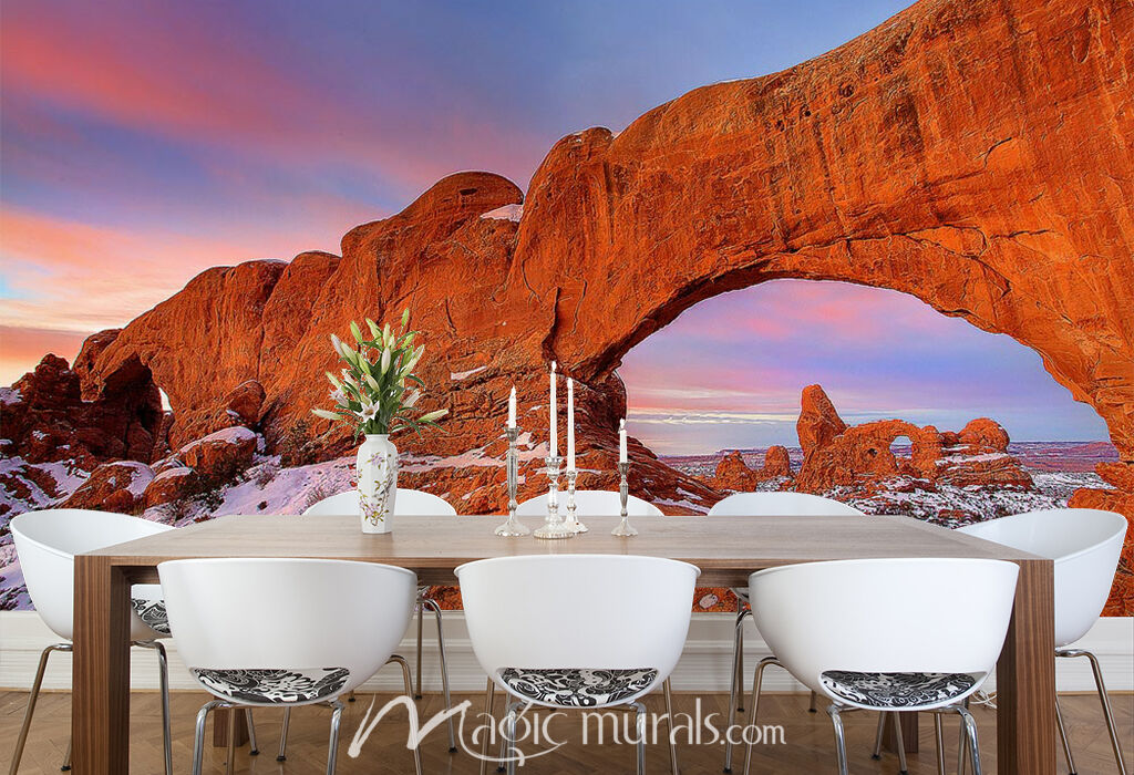 Waves of Light Wallpaper Wall Mural by Magic Murals