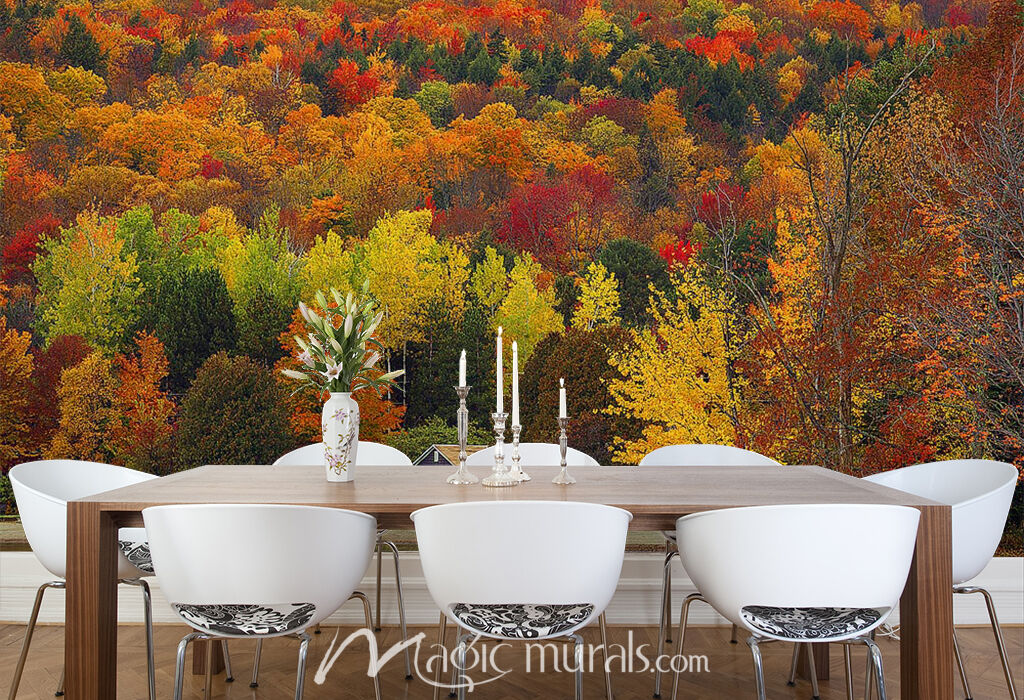 Peak Side Color Wallpaper Wall Mural by Magic Murals