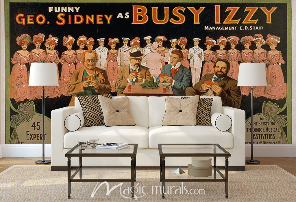 Busy Izzy Wallpaper Wall Mural by Magic Murals