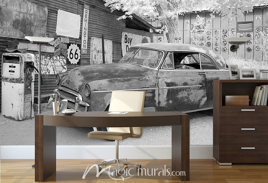 Hackberry General Store Wallpaper Mural by Magic Murals