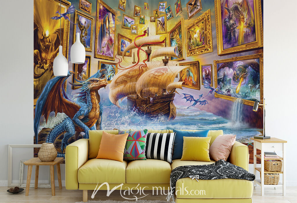 Gallery Wallpaper Wall Mural by Magic Murals