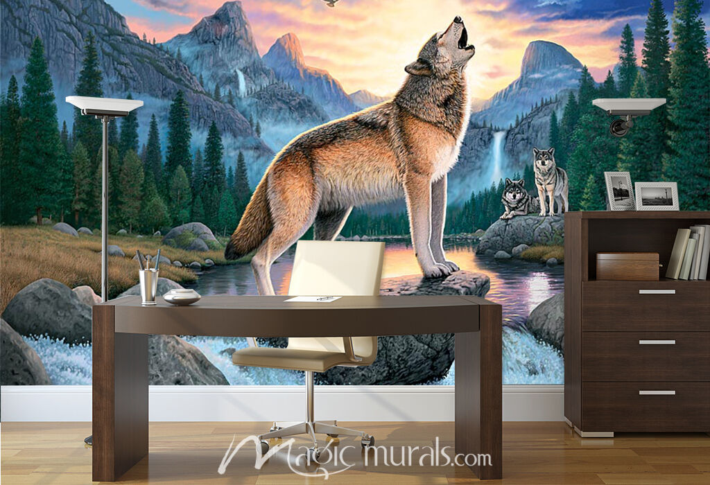 Midnight Call Wallpaper Wall Mural by Magic Murals