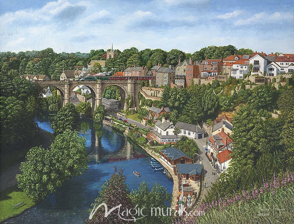 Yorkshire Village Wallpaper Wall Mural by Magic Murals