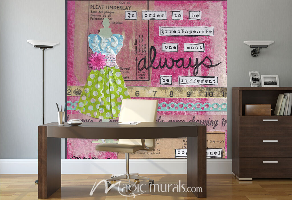 Always Be Different Wallpaper Mural by Magic Murals