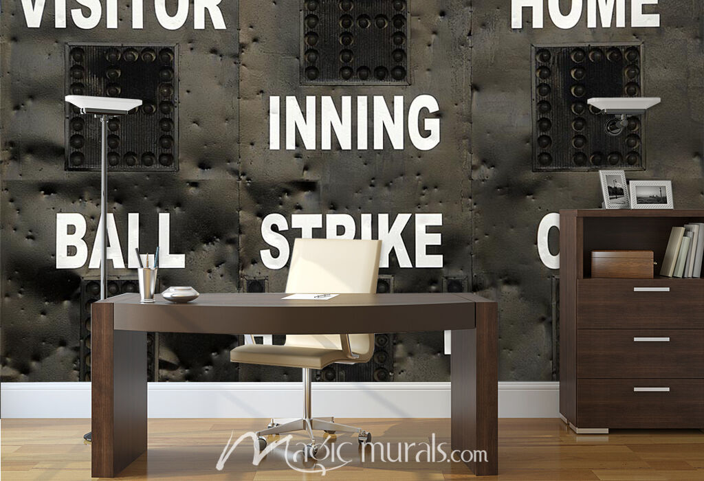 Scoreboard Wallpaper Wall Mural by Magic Murals