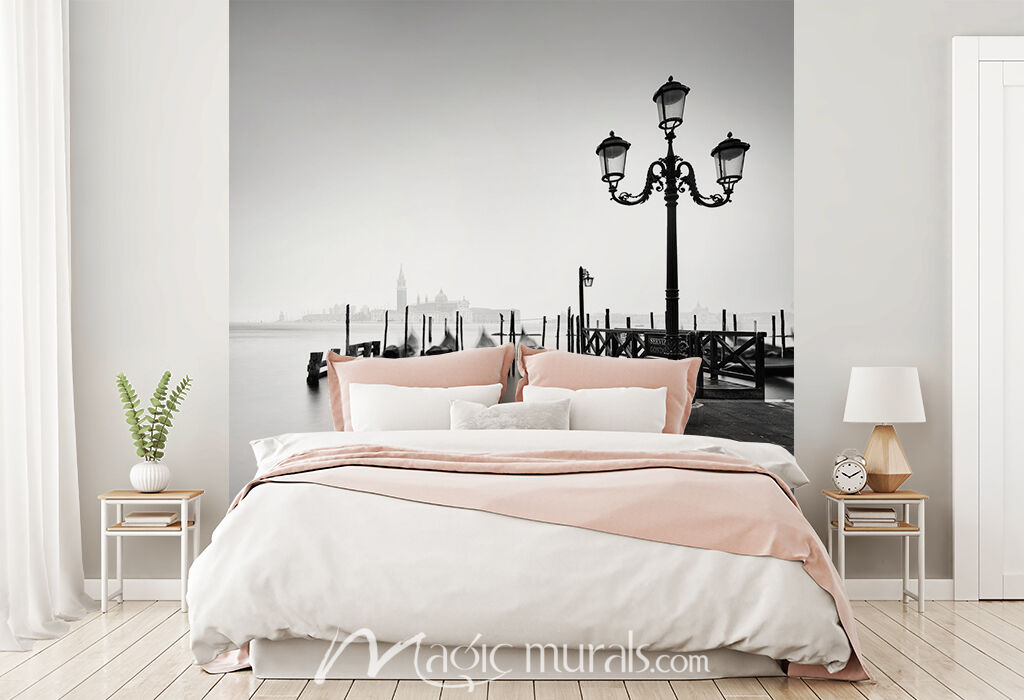 Venice in Grayscale 3 Wallpaper Mural by Magic Murals