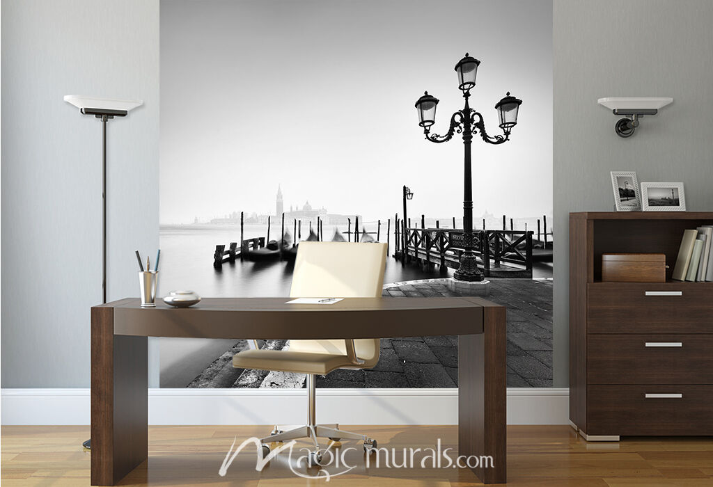 Venice in Grayscale 3 Wallpaper Mural by Magic Murals