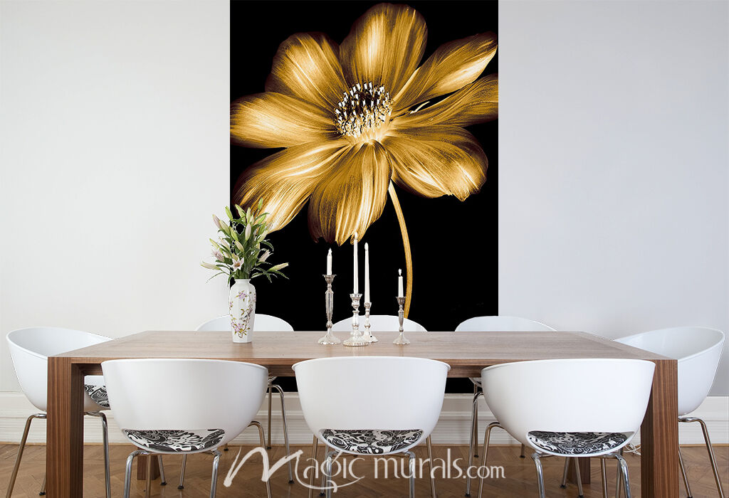 Yellow Mist Wallpaper Wall Mural by Magic Murals
