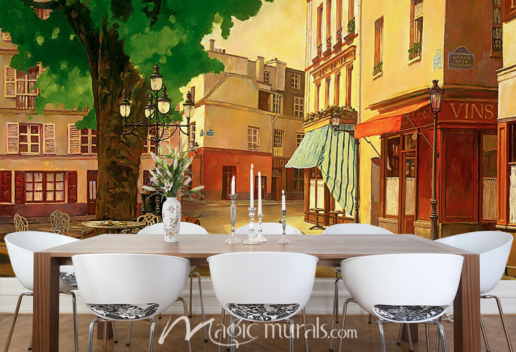 Sunday Afternoon Awaits Wallpaper Mural by Magic Murals