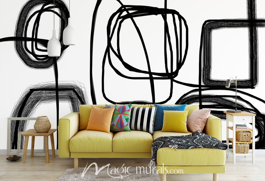 Abstract Poetry 2 Wallpaper Wall Mural by Magic Murals