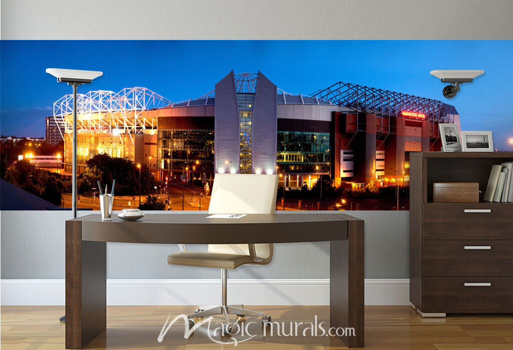 Manchester Stadium Wallpaper Wall Mural by Magic Murals