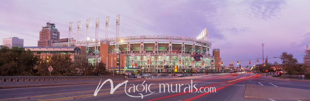 Jacobs Field Roadside 7121 Wallpaper Mural by Magic Murals
