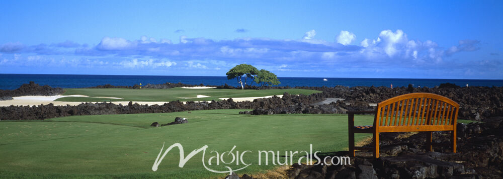 Hualalai Golf Course Hawaii Wallpaper Mural by Magic Murals