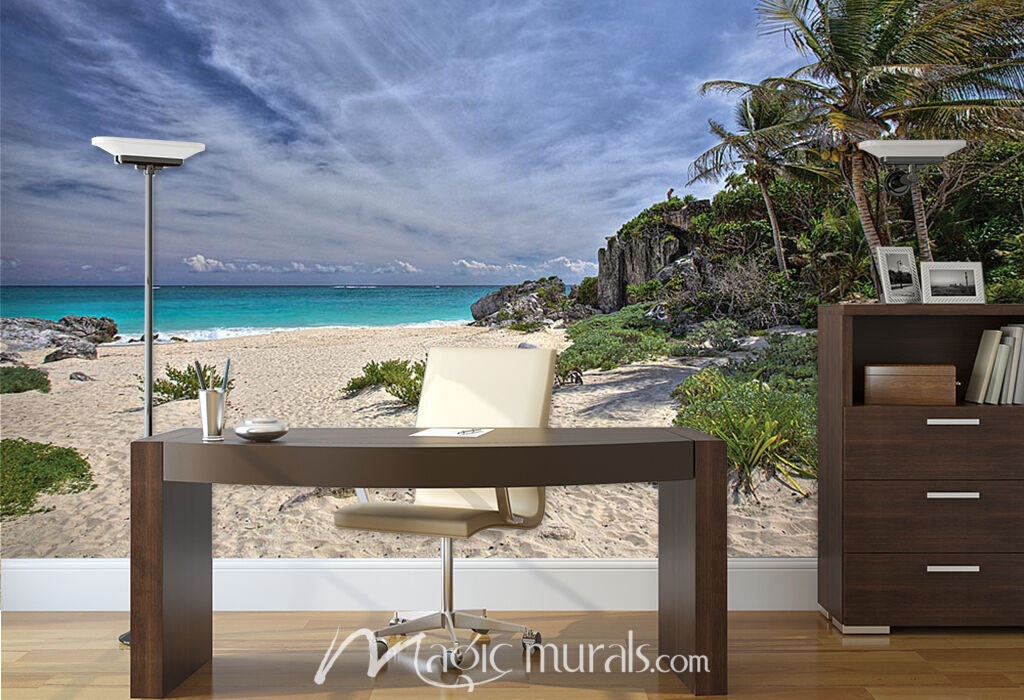 Windswept Tropics Wallpaper Wall Mural by Magic Murals
