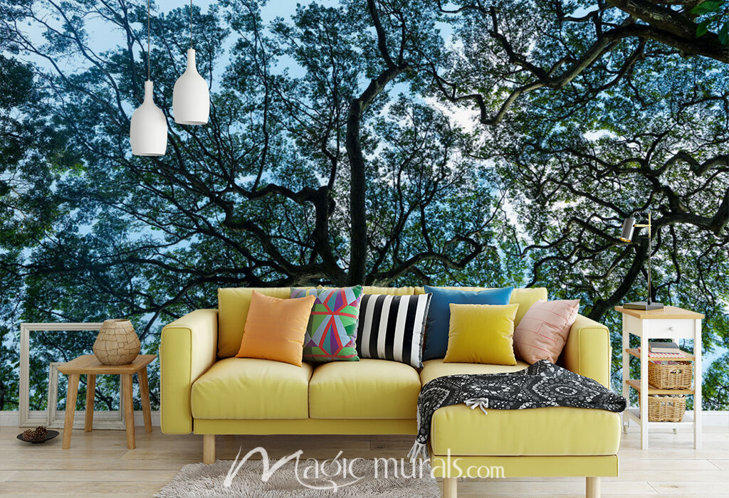 Tree Map Wallpaper Wall Mural by Magic Murals