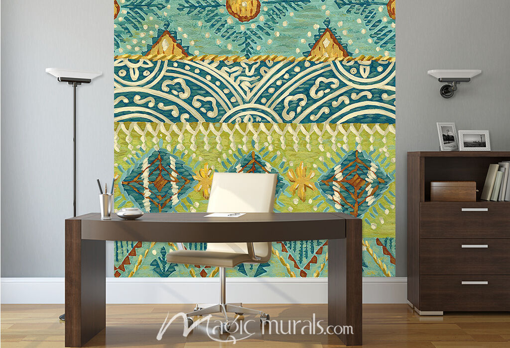 Eastern Textile II Wallpaper Wall Mural by Magic Murals
