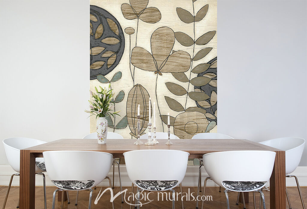 Garden Contours II Wallpaper Wall Mural by Magic Murals