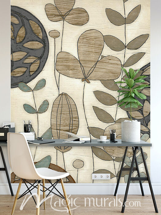 Garden Contours II Wallpaper Wall Mural by Magic Murals