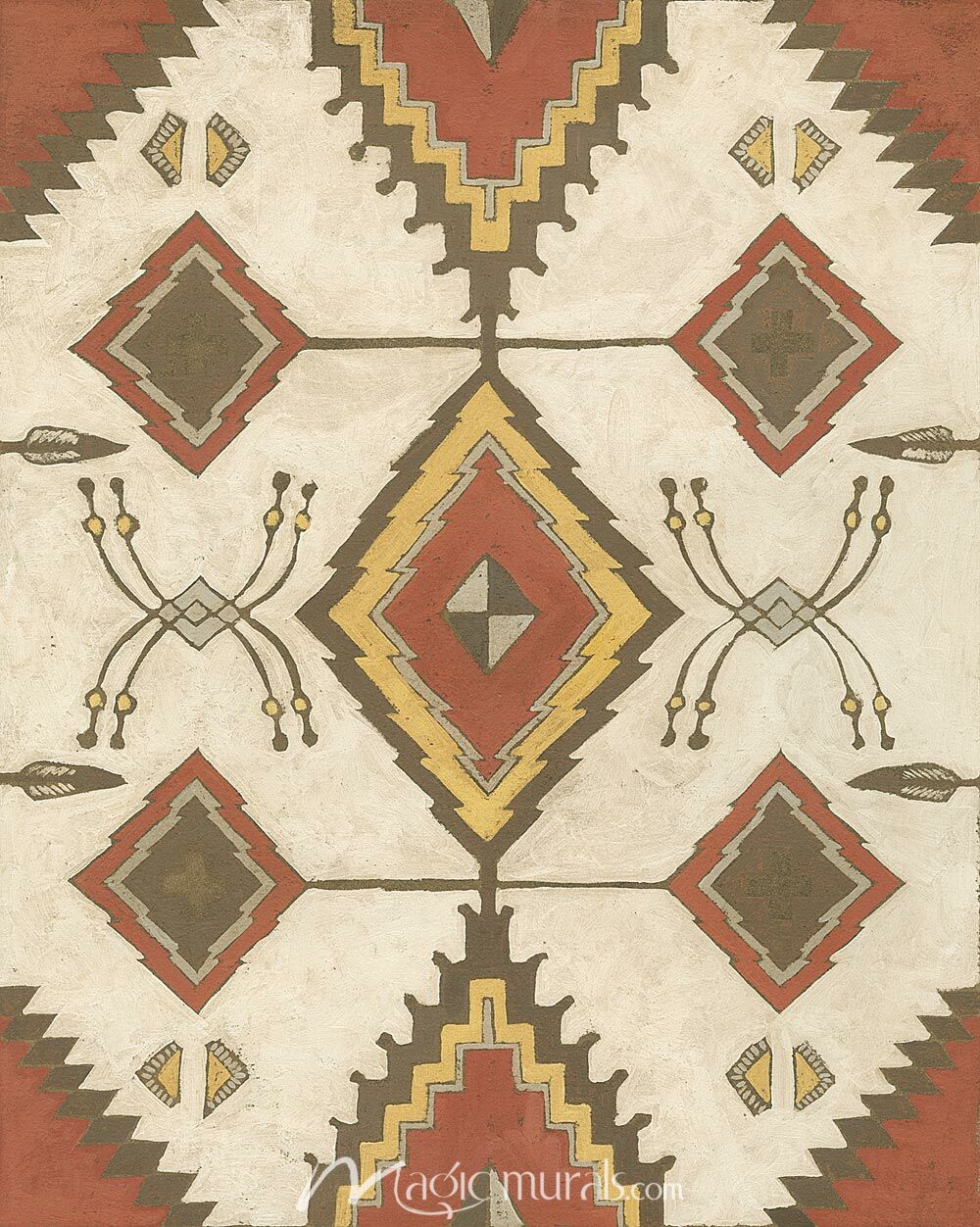 Native Design I Wallpaper Wall Mural by Magic Murals