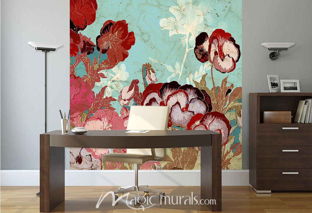 Tokyo Rose II Wallpaper Wall Mural by Magic Murals