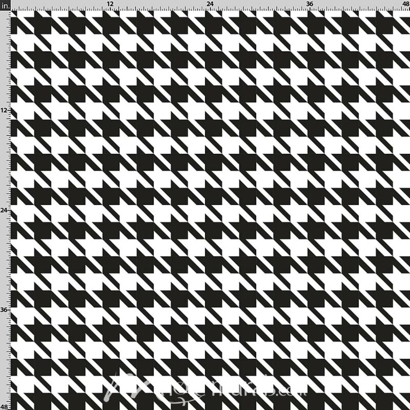 Classic Houndstooth Wallpaper Wall Mural by Magic Murals