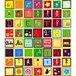 ABC Collage Wallpaper Wall Mural by Magic Murals