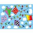 Kites Wallpaper Wall Mural by Magic Murals