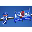 Welcome to Indiana Wallpaper Wall Mural by Magic Murals