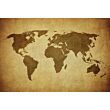 Sepia Continents Wallpaper Wall Mural by Magic Murals