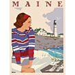 Maine Poster Wallpaper Wall Mural by Magic Murals