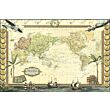 Adventure Map Wallpaper Wall Mural by Magic Murals