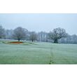 English Golf Course Footprints Mural by Magic Murals