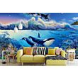 The Blue World Star Wallpaper Wall Mural by Magic Murals