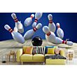 Bowling Game Wallpaper Wall Mural by Magic Murals