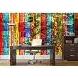 Weathered Posters on Wood Wallpaper Mural by Magic Murals