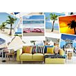 Paradise Collage Wallpaper Wall Mural by Magic Murals