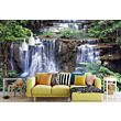 Waterfall Forest Wallpaper Wall Mural by Magic Murals