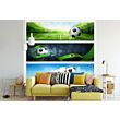 Soccer Three Ways Wallpaper Wall Mural by Magic Murals